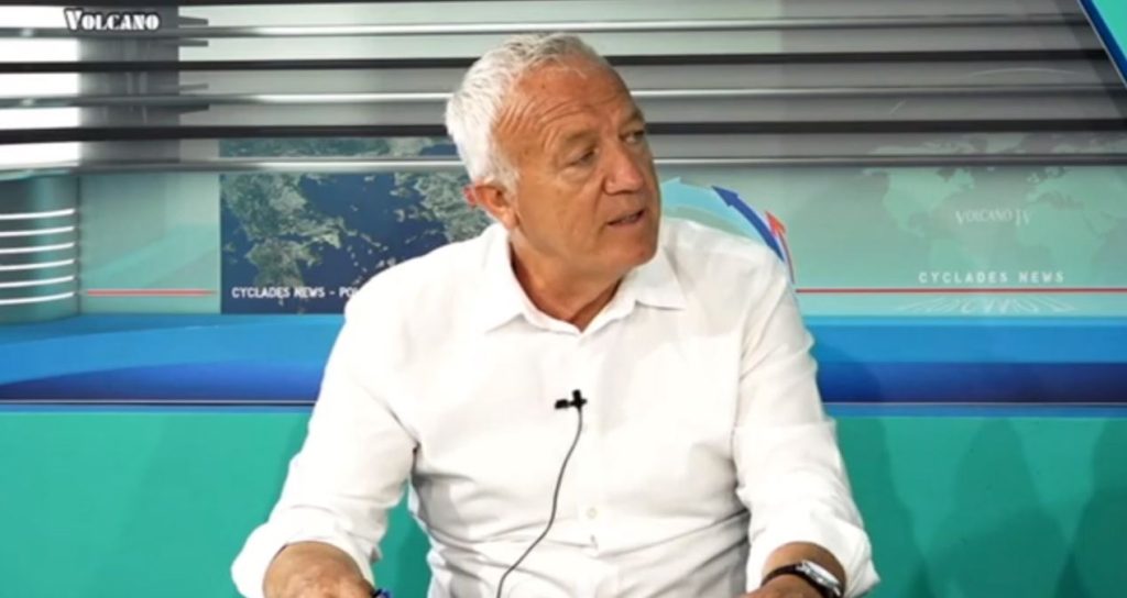 Ο Μάρκος Καφούρος στο Volcano tv την Δευτέρα 26-6-2023 - SantoriniPress