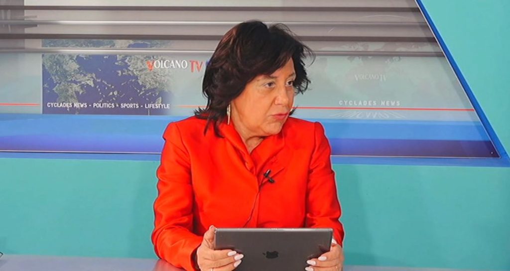 ΕΥΡΩΕΚΛΟΓΕΣ 2024 Στο Volcano tv η κ Μπαρμπούνη (βίντεο) - SantoriniPress