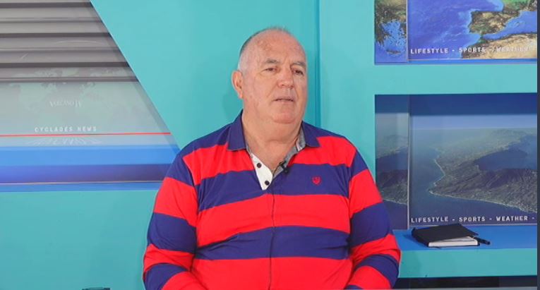Ο Αντιδήμαρχος Αθλητισμού Πολιτισμού Λευτέρης Τζούρος στο Volcano tv ...