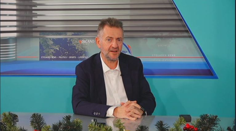 Ο ΜΑΝΟΛΗΣ ΟΡΦΑΝΟΣ ΣΤΟ VOLCANO TV (BINTEO) - SantoriniPress