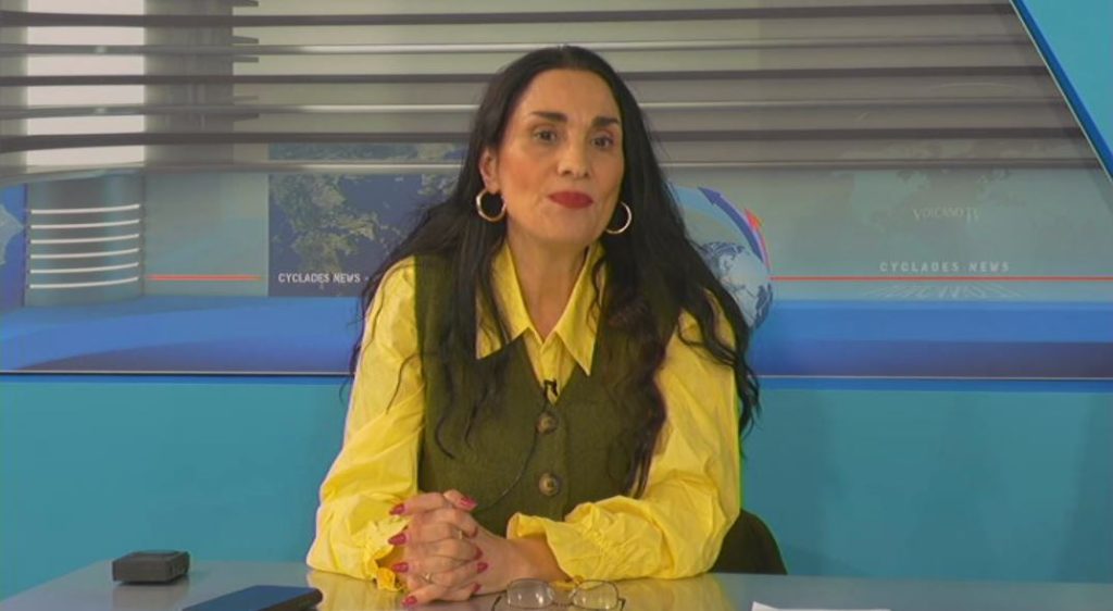 Η ΣΤΑΜΑΤΙΝΑ ΞΙΑΡΧΟΥ ΣΤΟ VOLCANO TV 29 1 2025 (video) - SantoriniPress